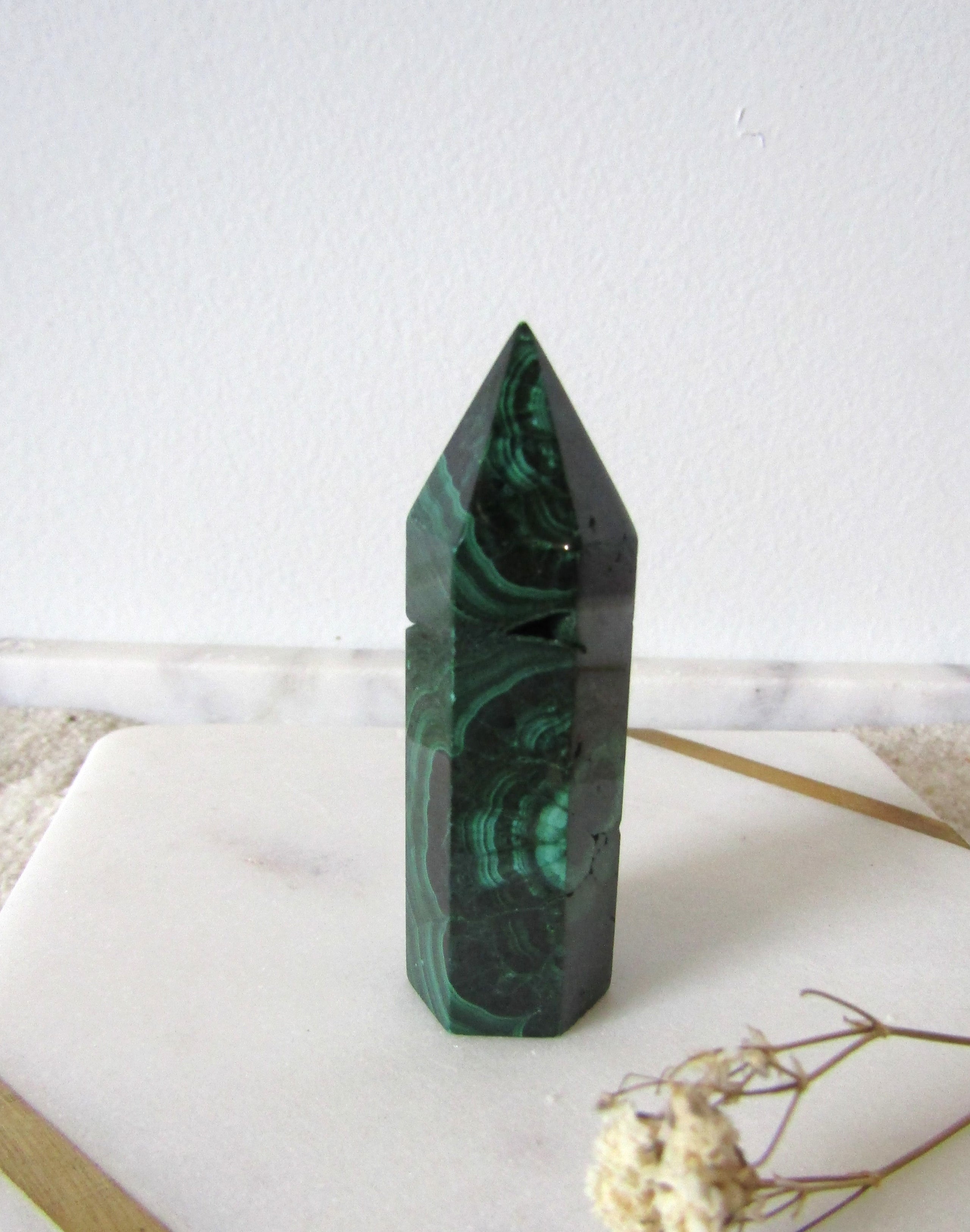Malachite small point tower #3 | Crystal Kits AU