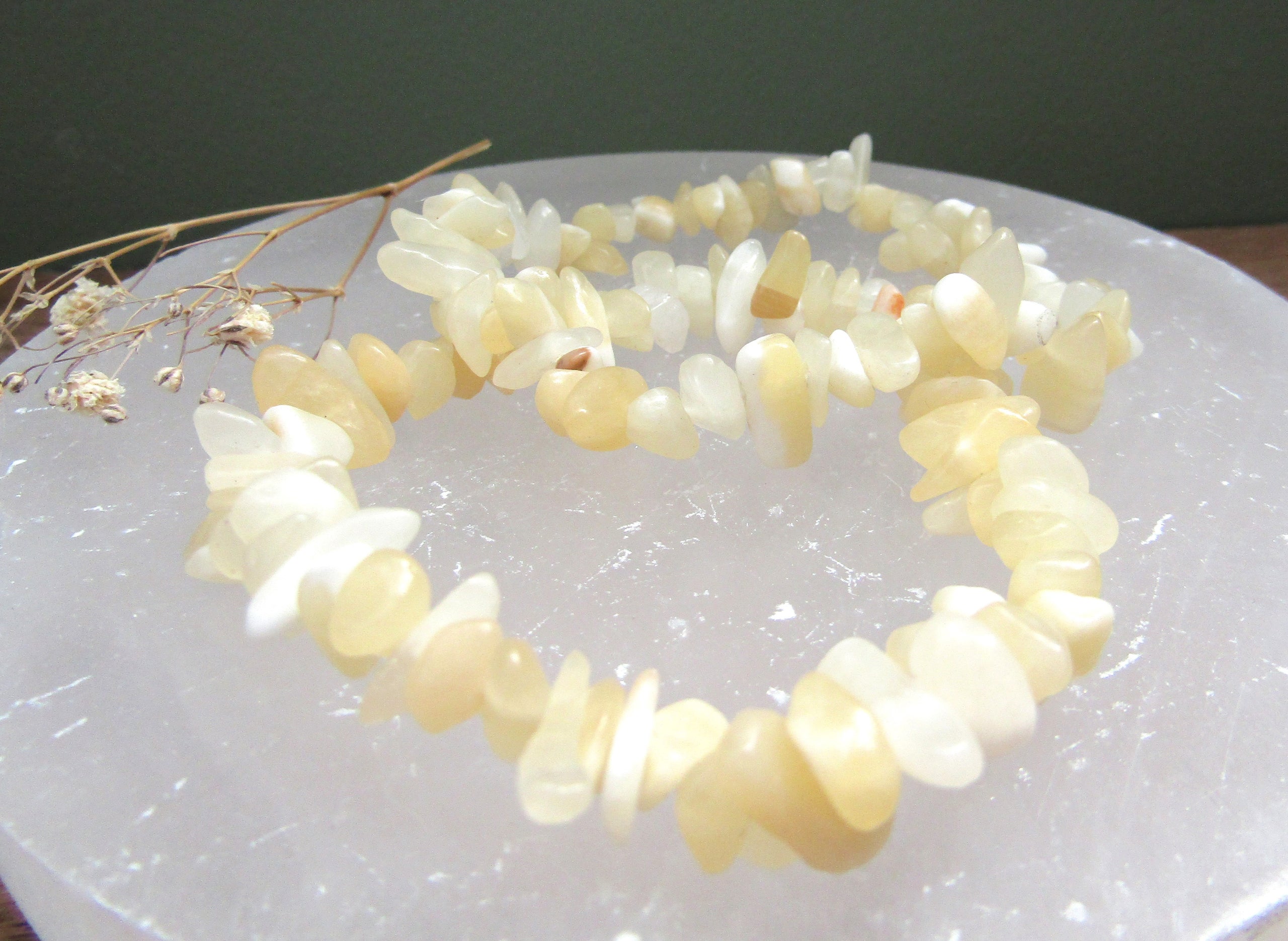 Crystal Chip Bracelet - Orange Calcite | Crystal Kits AU
