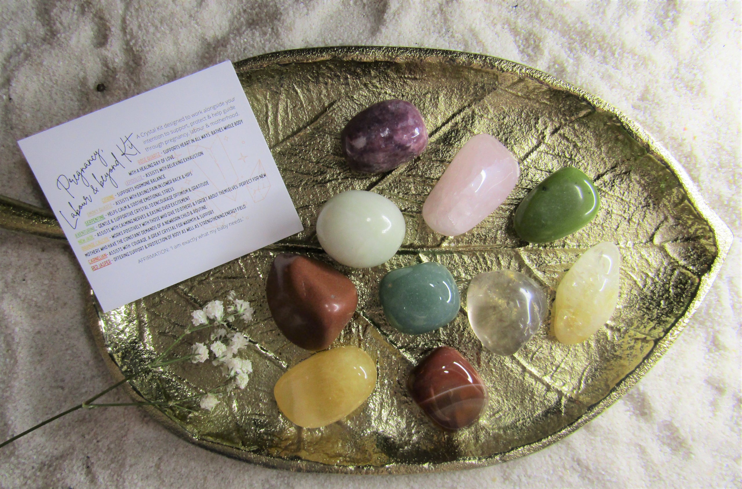 PREGNANCY, LABOUR & BEYOND - Crystal Kit | Crystal Kits AU