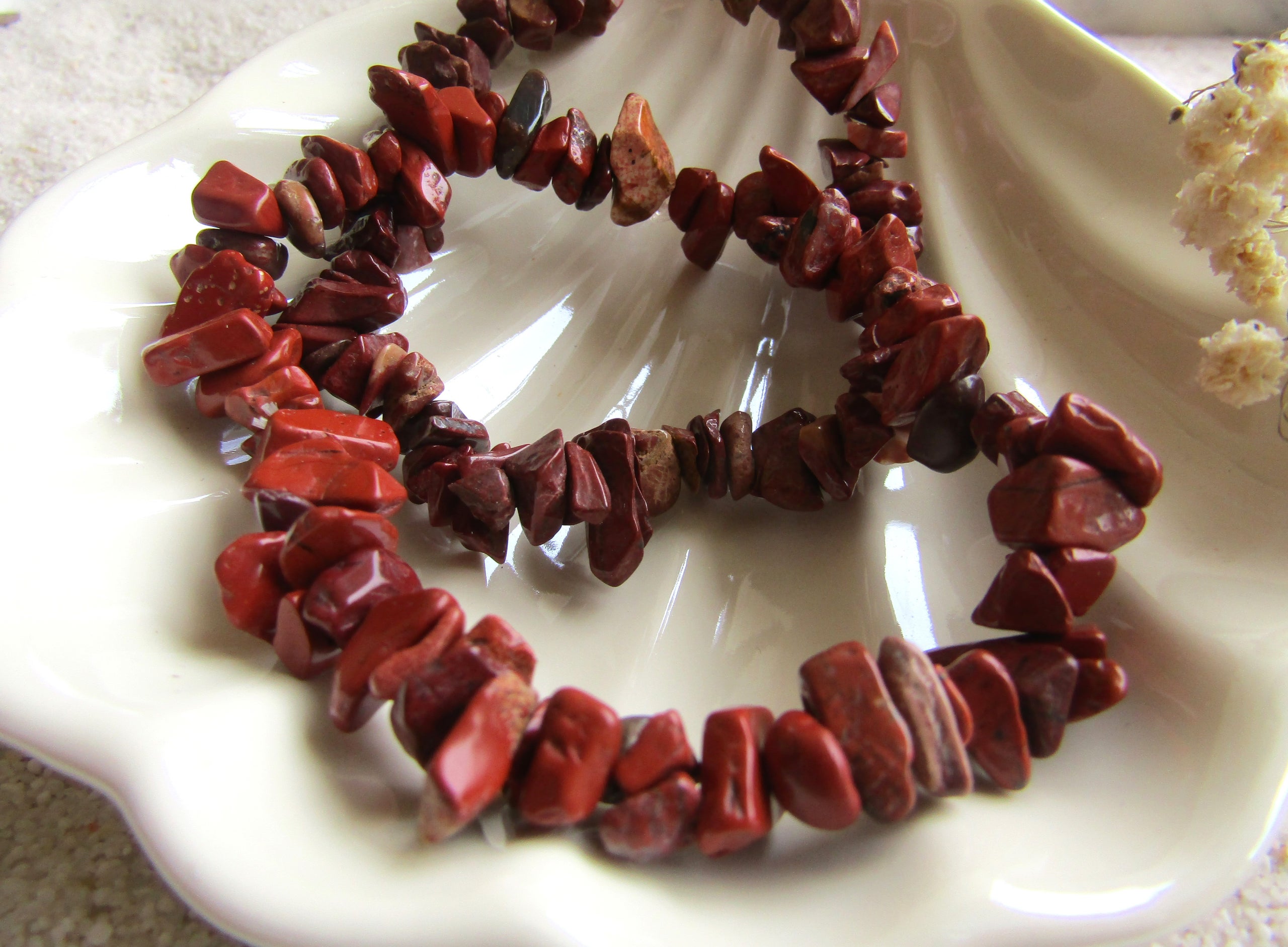 Crystal Chip Bracelet - Red Jasper | Crystal Kits AU