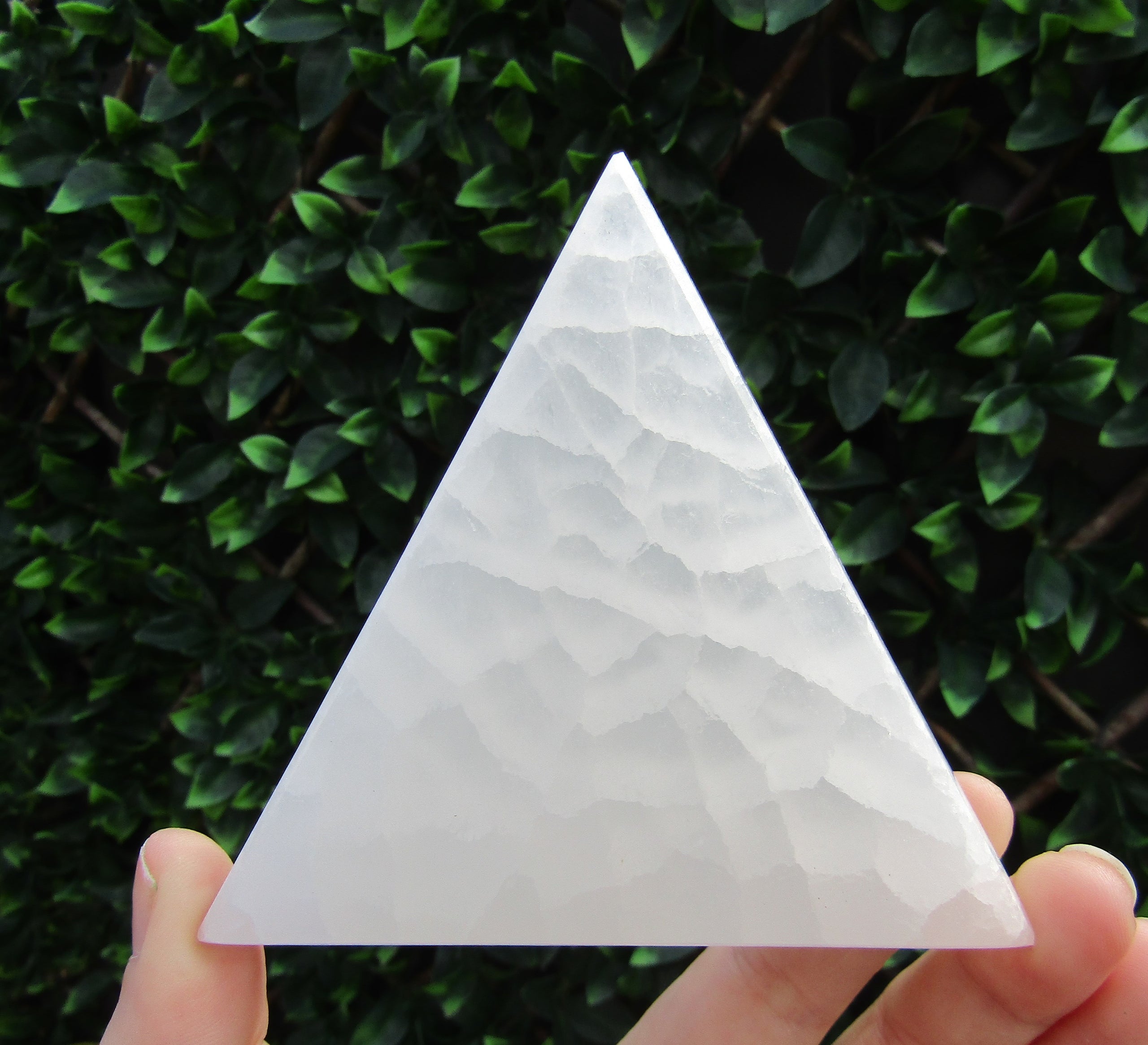Triangle Selenite Plate | Crystal Kits AU